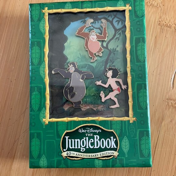 Disney | Jewelry | The Jungle Book Disney Pin Trio Set | Poshmark